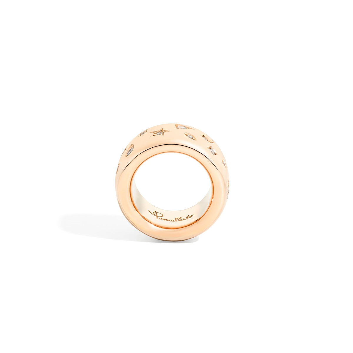 Anello Pomellato Iconica Oro Rosa Diamanti | Burato 1969